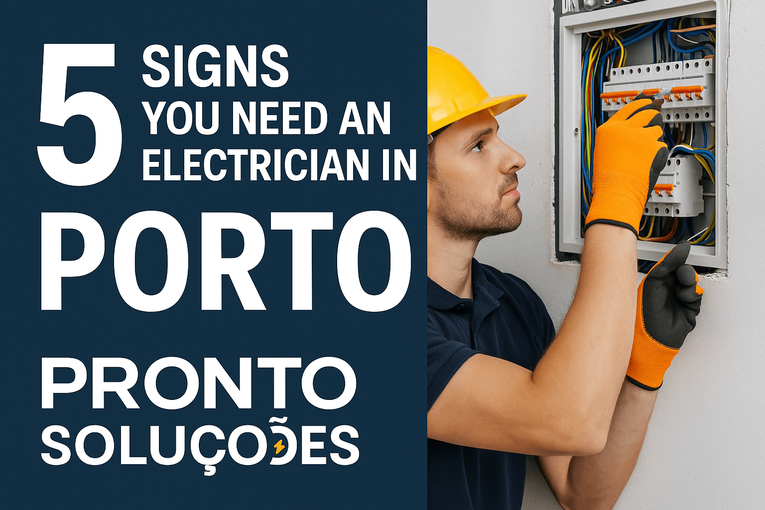 5 Signs You Need an Electrician in Your Porto Apartment – Pronto Soluções